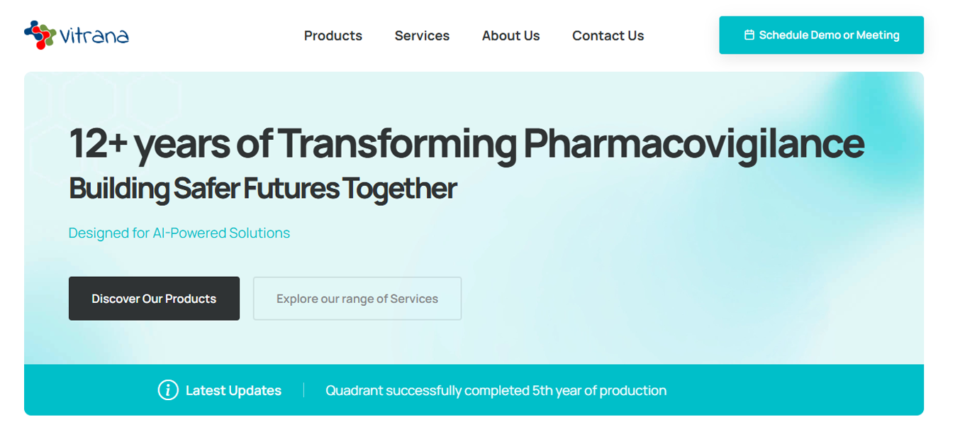 Vitrana - AI-Powered Pharmacovigilance Solutions for Life Sciences